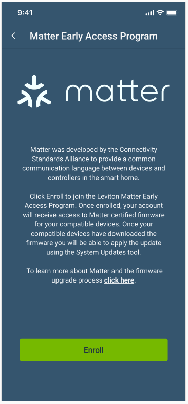 How do I Update my Decora Smart Wi-Fi 2nd Gen Device to Support Matter? – My Leviton Support