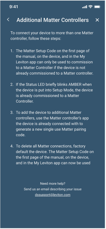 How do I Update my Decora Smart Wi-Fi 2nd Gen Device to Support Matter? – My Leviton Support