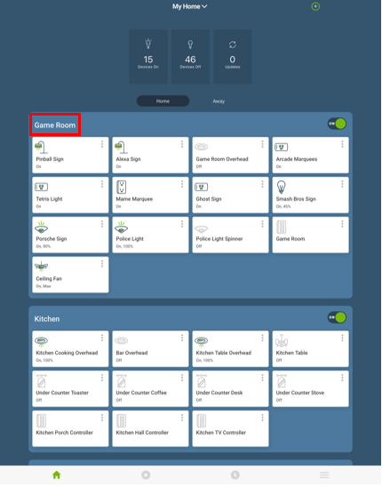 How Do I Create a Room Scene? – My Leviton Support